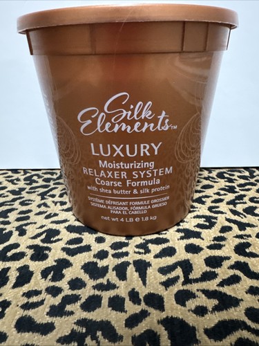 Silk Elements COARSE FORMULA Relaxer Luxury Moisturizing With Shea Butter 4lb | eBay