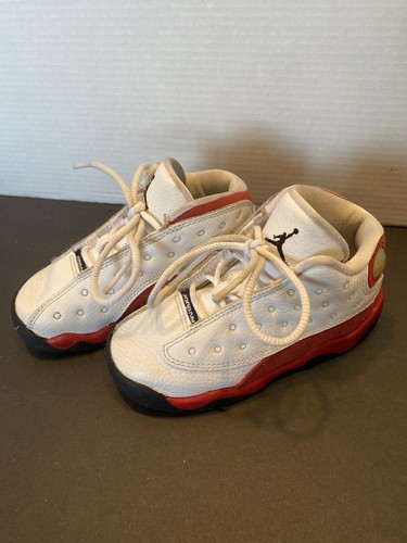 Nike Air Jordan Classic Kids Toddler Shoes Red White Size 8c | eBay