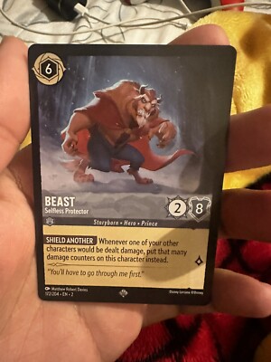 Disney Lorcana Chapter 2 Rise of the Floodborn Beast Super Rare 172/204 ...