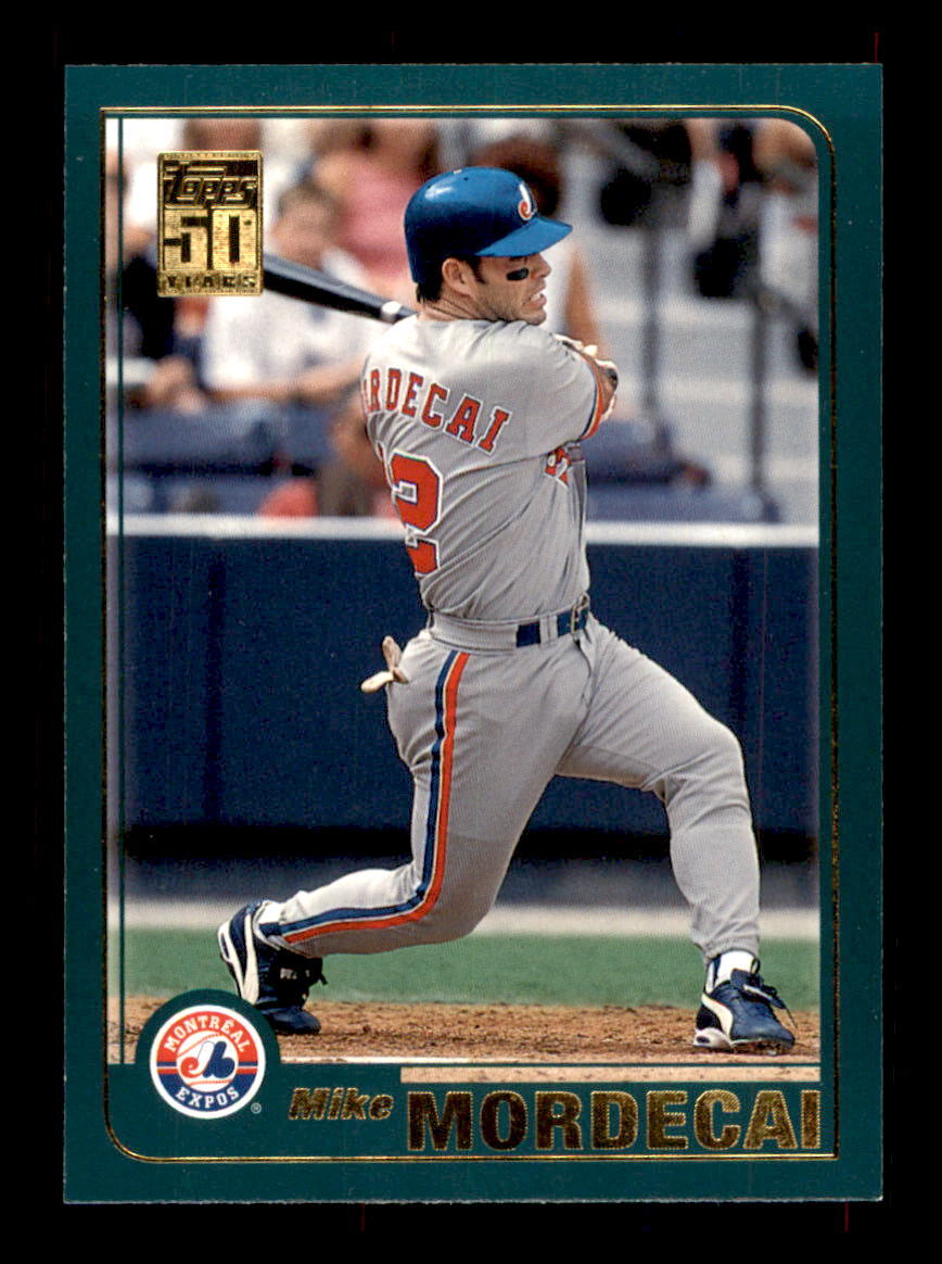 2001+Topps+-+%23549+Mike+Mordecai for sale online | eBay