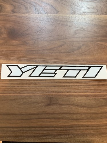 Yeti Cycles Decal, White 12in. | eBay