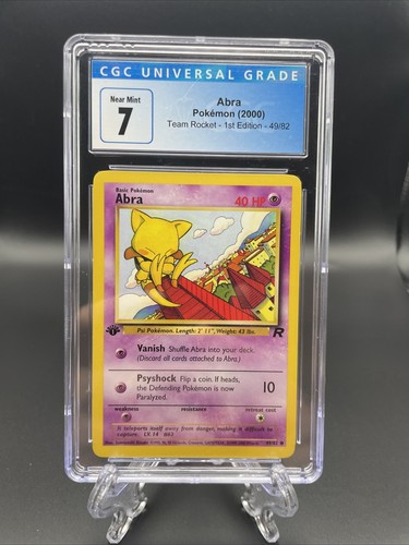Abra Team Rocket 1st Edition Near Mint 49/82 Pokemon Card | eBay
