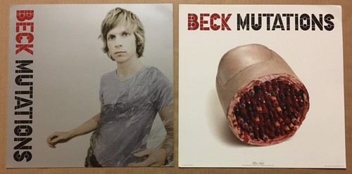 BECK Rare 1998 SET OF 2 DOUBLE SIDED PROMO POSTER FLAT 4 Mutations CD ...