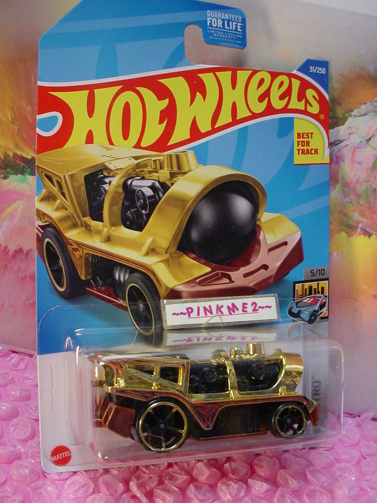 2022 Hot Wheels LOCO MOTORIN #31☮ gold/brown train; oh5 ☮ HW METRO ☮ ...