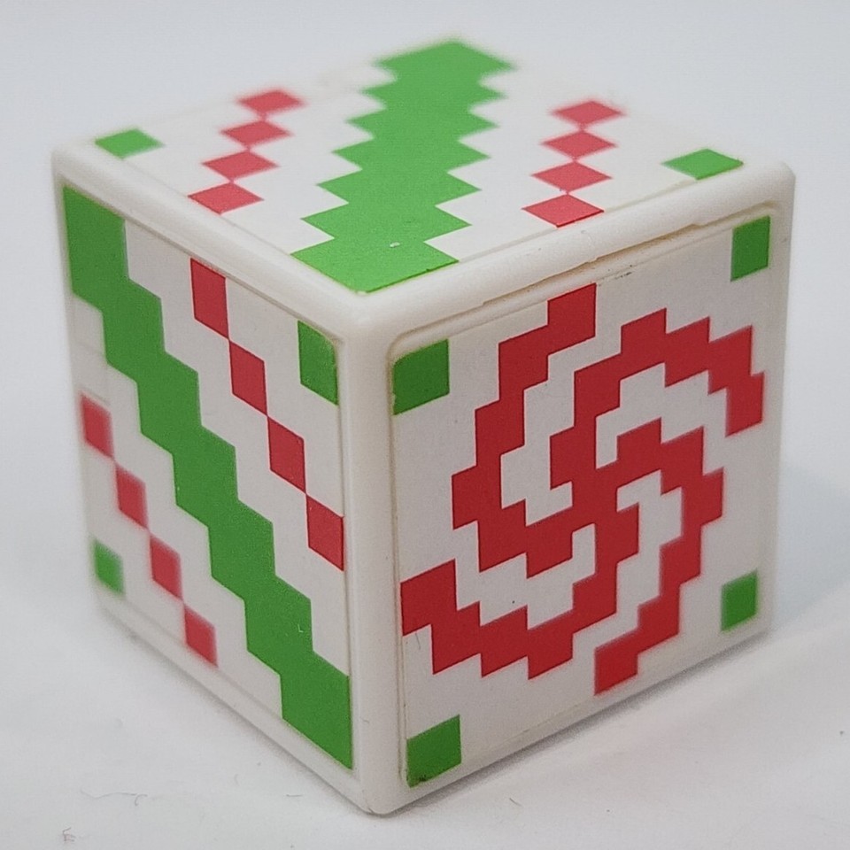 Minecraft Mini-Figures Festive Biome Pack 1" Peppermint Cactus Mini ...