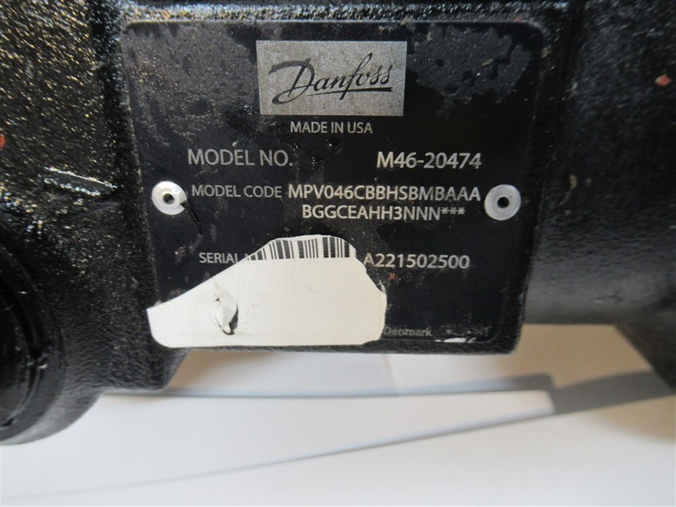 Danfoss M46-20474, Series 40 Axial Piston Pump | eBay