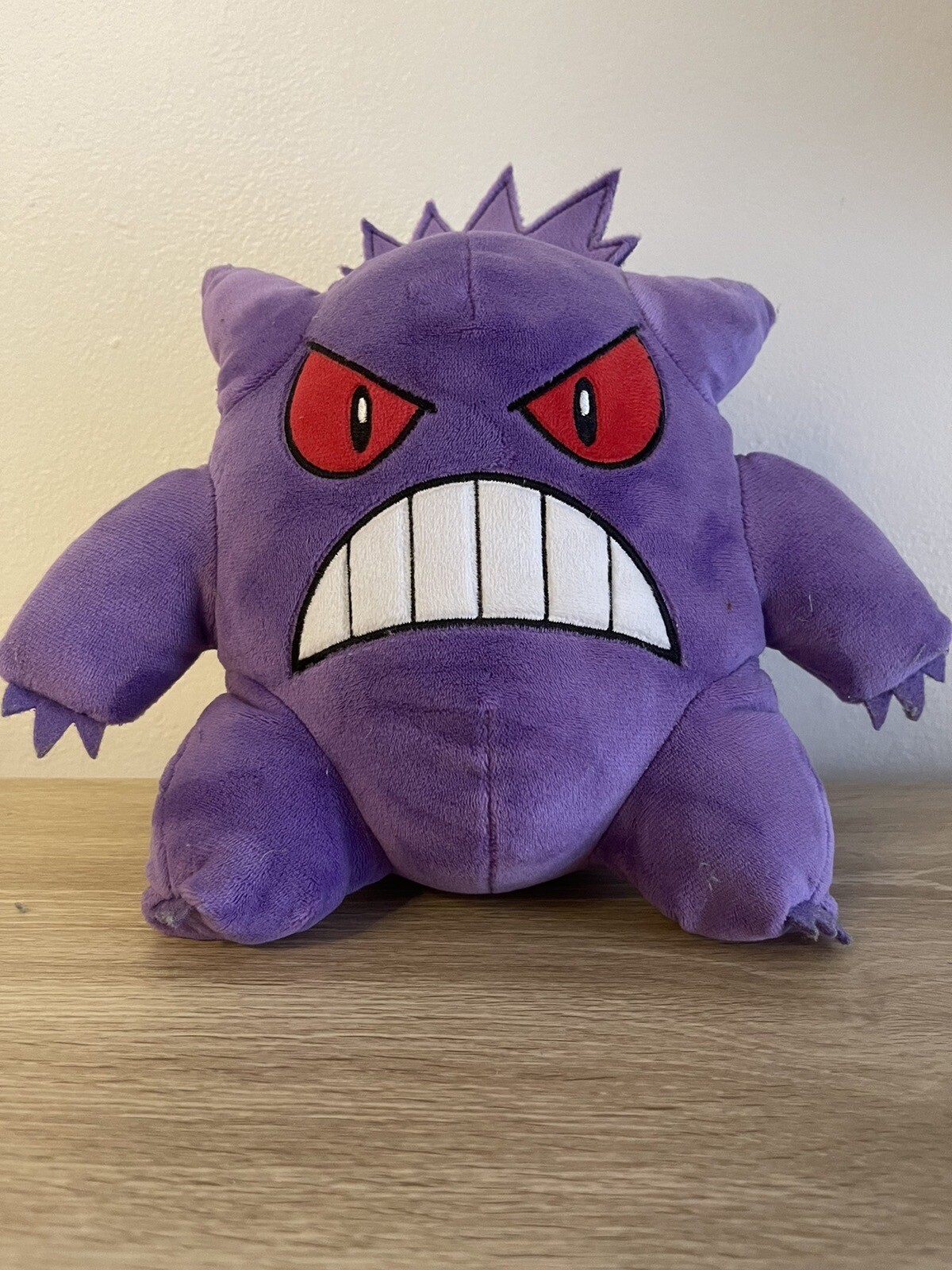 Gengar Angry Face Pokemon Plush 2017 Tomy Used | eBay