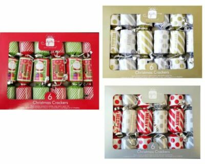 Giftmaker Luxury Handmade Christmas Crackers - Sticker & Joke for all ...