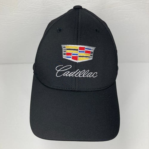 Cadillac Cap Hat Black Fitted Large Stretch Embroidered Ogio Endurance ...