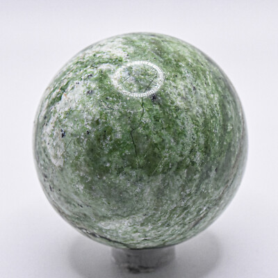 2" Green Vesuvianite Vasonite Sphere Natural Crystal Idocrase Mineral ...