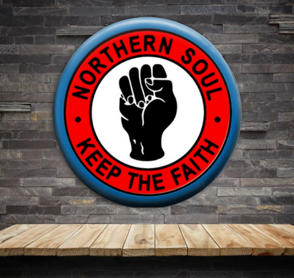 Northern Soul Metal Sign KTF Round Bar Poster Retro Garage MOD RRS07 ...