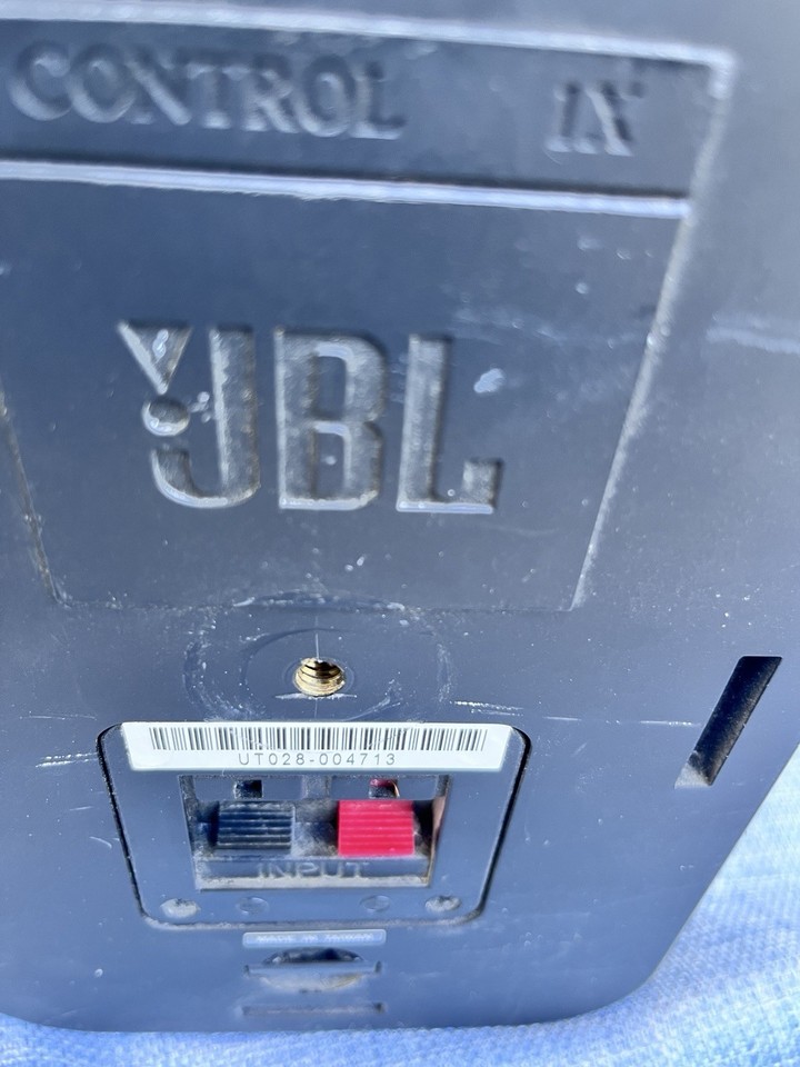 JBL Control 1X Speakers Bookshelf Pair Black | eBay