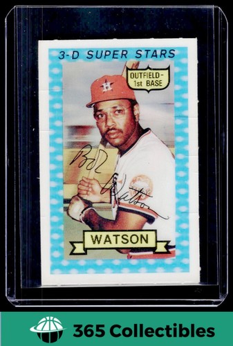 1974 Kellogg's 3-D Super Stars Robert Jose Watson #11 Baseball Houston ...