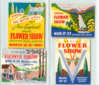Spring Flower Show ~BOSTON~ Beautiful Poster Stamp Lot of 4 Diff ...
