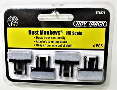 HO Scale Woodland Scenics TT4571 Dust Monkeys Axle-Mounted Track ...