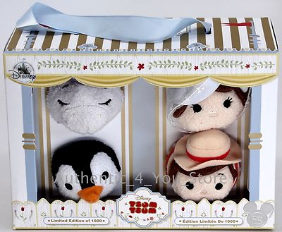 2017 Disney D23 Expo Mary Poppins Tsum Tsum Box Set Bert Penguin ...