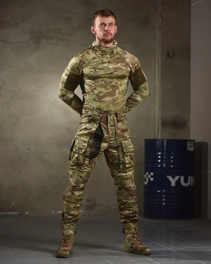 Tactical suit with balaclava multicam summer military uniform Multicam ...