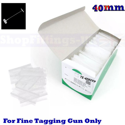 40mm FINE GUN GENUINE TAGGING STRONG BARBS TAG PINS FOR KIMBLE SET 1000 ...