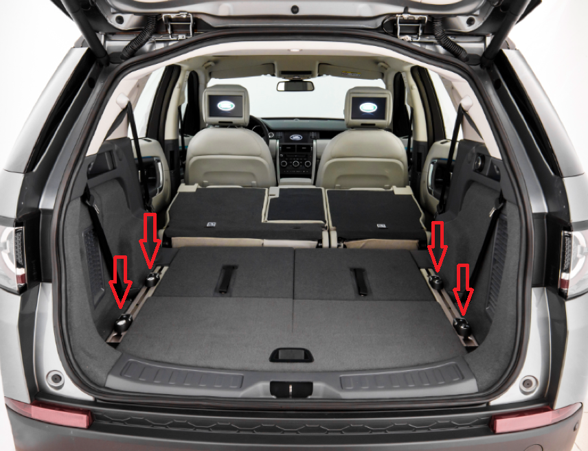 Rear Trunk Floor Style Mesh Cargo Net for Land Rover Discovery Sport ...