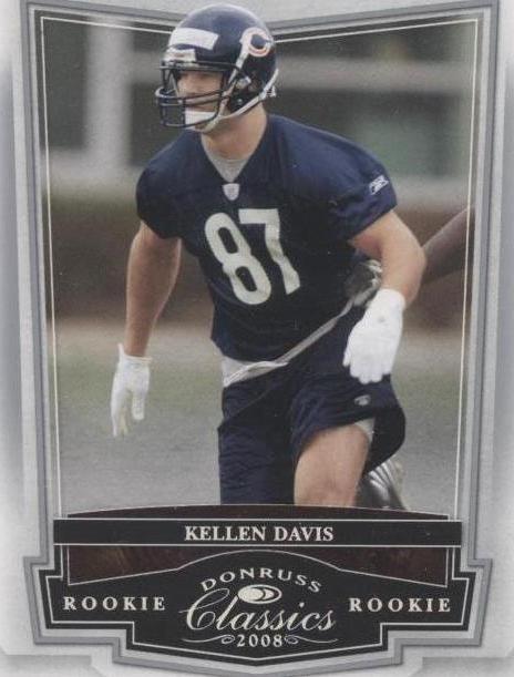 2008 Donruss Classics - Rookie Kellen Davis #240 Timeless Tributes ...