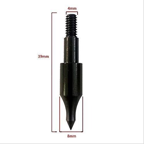 24 Pcs Steel 100 Grain Archery Arrow Field Points Field Tips - Practice ...