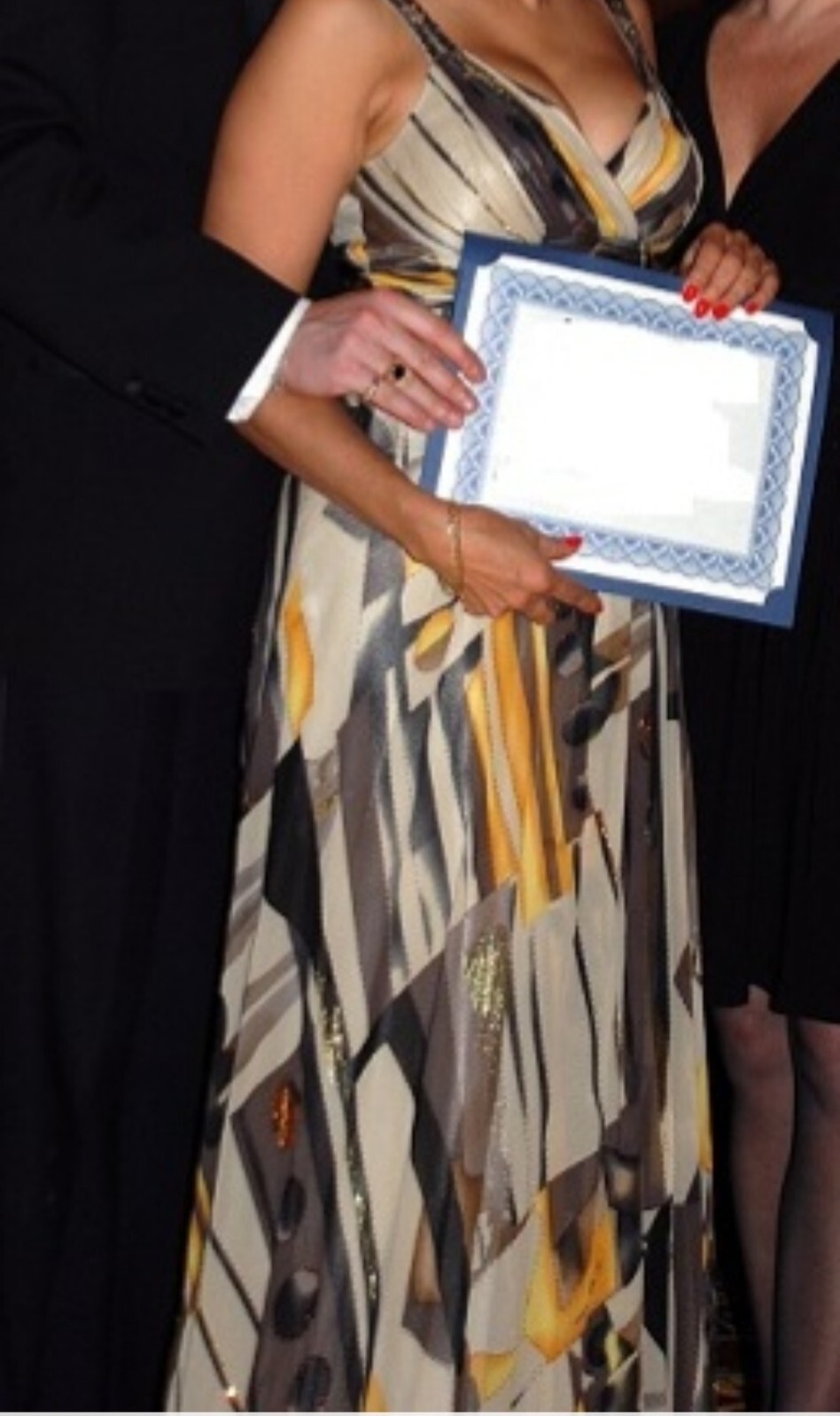 Beautiful & Sexy Nina Austin Gown worn once for initi… - Gem