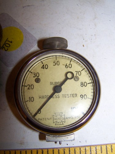 Vintage Rubber Hardness Tester US Gauge CO NY AD-6030 Indicator with ...