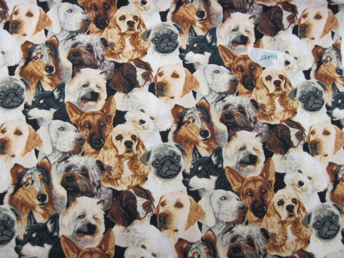 Dog Pattern Fabric