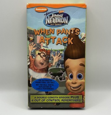Adventures of Jimmy Neutron When Pants Attack VHS Nickelodeon ...