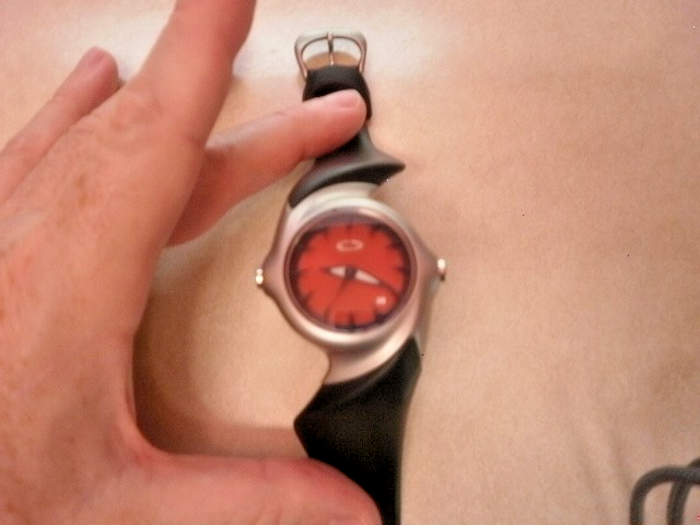 Oakley Crush Red Vintage Watch | eBay