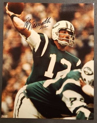 JOE NAMATH Autographed Signed 8x10 Photo Football Hall of Fame JETS | eBay