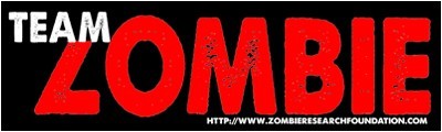Zombie Bumper Stickers TEAM ZOMBIE Set of 2 Stickers 9.5" wide #748 | eBay