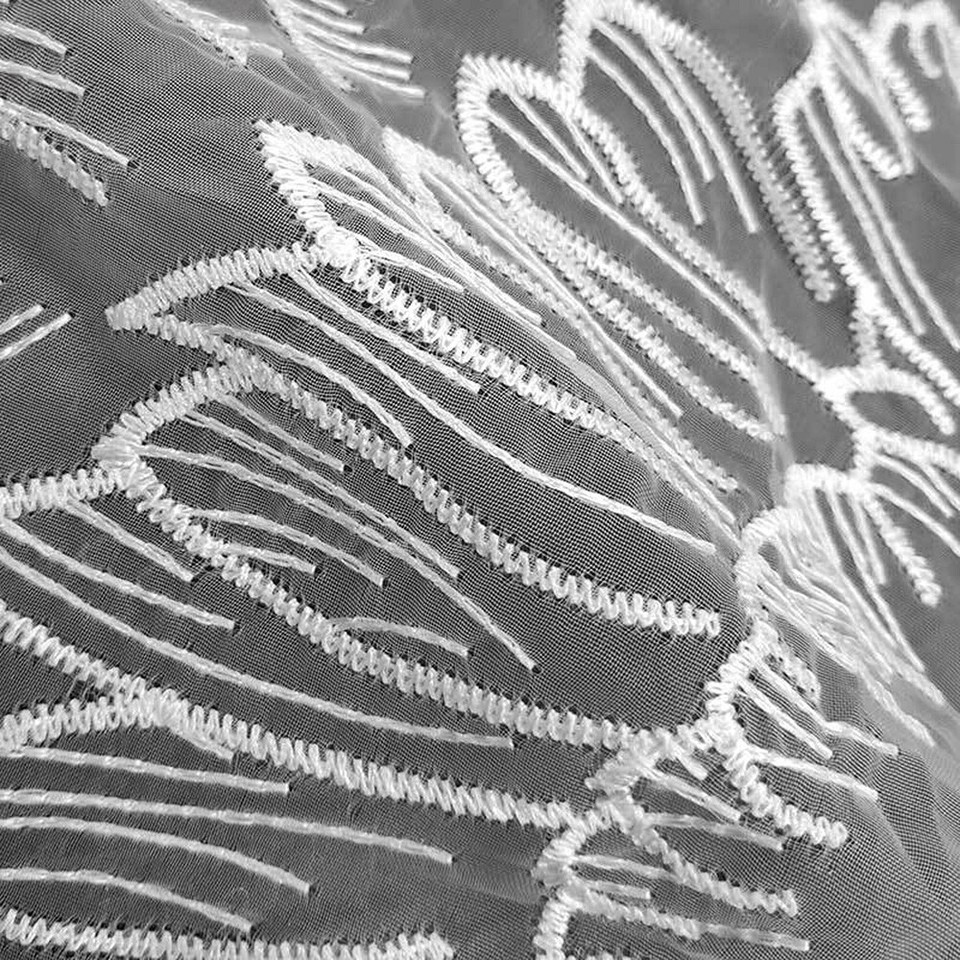 1 pair Lace Wing Mesh Embroidery Sew on Patches Clothing Dress Applique ...