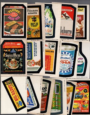 1974 Topps Wacky Packs Series 5 Complete Set 32/32 GOOD Packages TRIX ...