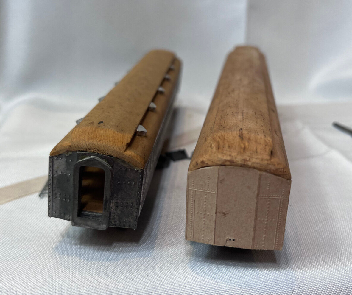 Vtg HO Scale JC Train Model Kits Passenger Kit Silver Sides Coach ...