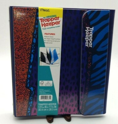Trapper Keeper Vintage Retro Portfolio Binder Animal Leopard Print NEW ...
