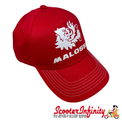 Cap Malossi (Red, Unisex, 100% Cotton) Vespa Mods Gift PX T5 | eBay UK