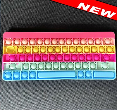 Educational POP Keyboard Big Size Push it Bubble Sensory Fidget Toy ...