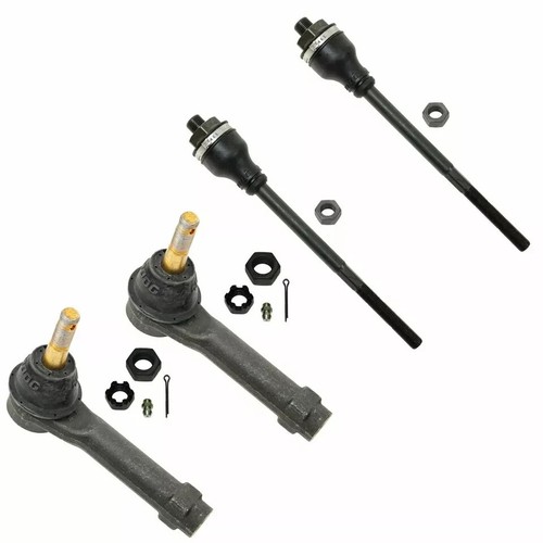 Moog ES3493T ES3488 Inner Outer Tie Rod End LH RH Set of 4 for ...