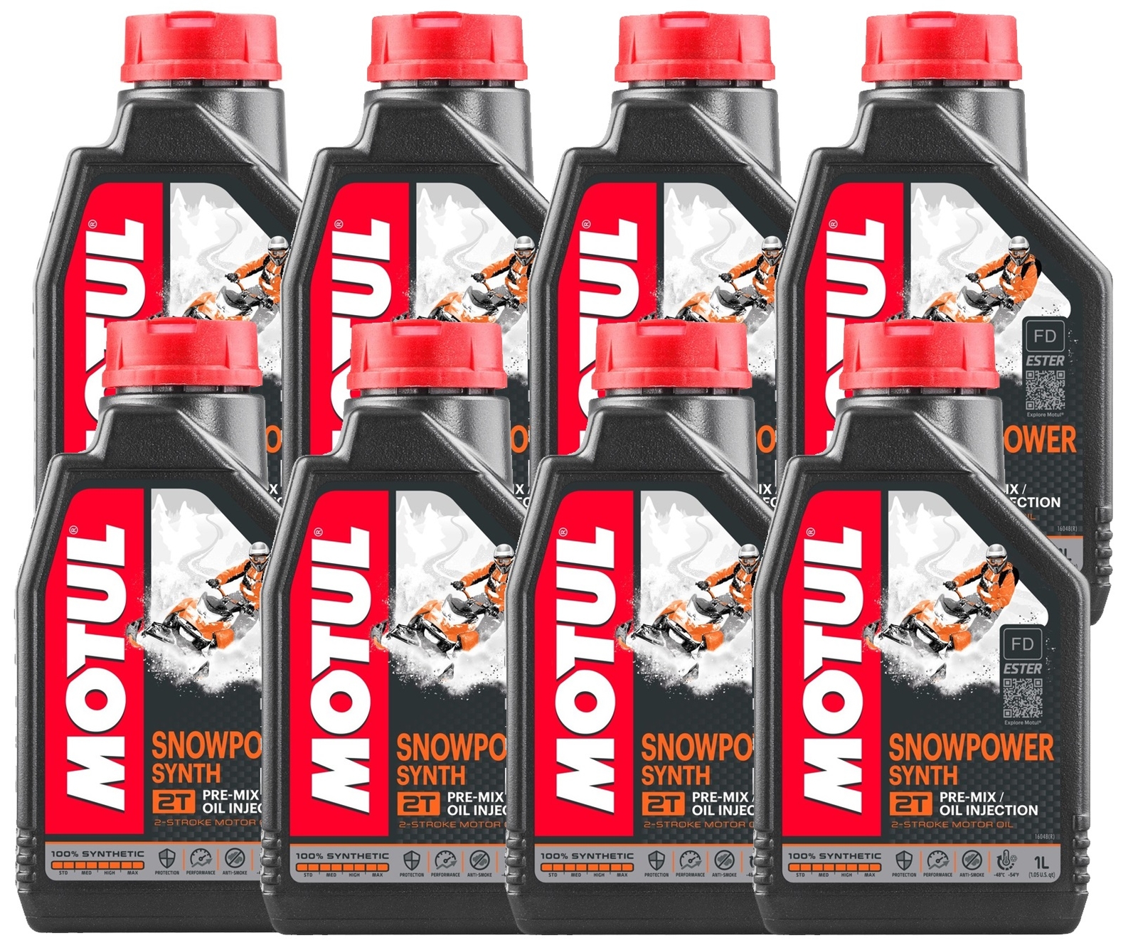 Motul Snowpower 8 Liters Synth 2T Pre Mix Oil Injection 2Stroke Motor ...