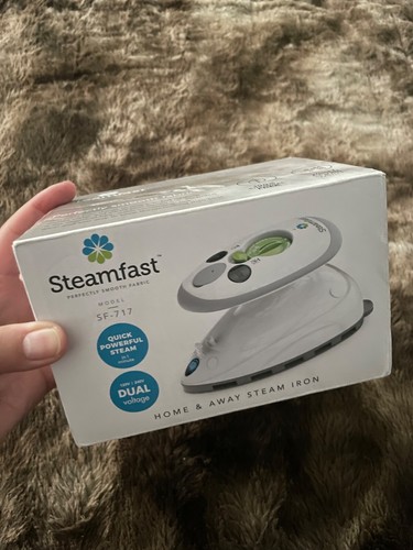 BRAND NEW SEALED Steamfast SF-717 Mini Steam Iron with Dual Voltage - White | eBay