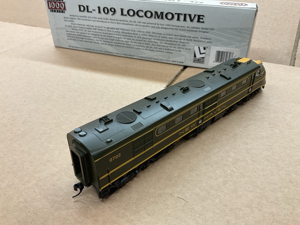 PROTO 1000 HO SCALE DIESEL LOCOMOTIVE DL-109 A UNIT NEW HAVEN NICE ...