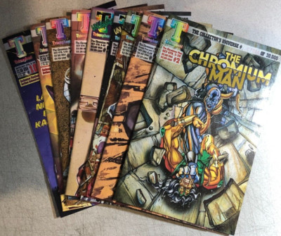 THE CHROMIUM MAN lot of (9) issues, as shown (1993-1994) Triumphant ...