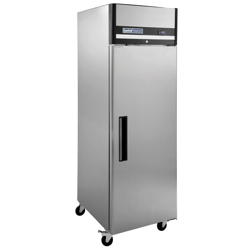 Central Exclusive 69K-161 Premium Reach-In Refrigerator - 1 Door, 23 Cu ...