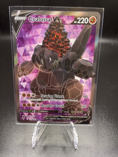 Pokémon TCG Coalossal V Vivid Voltage 173/185 Holo Full Art | eBay