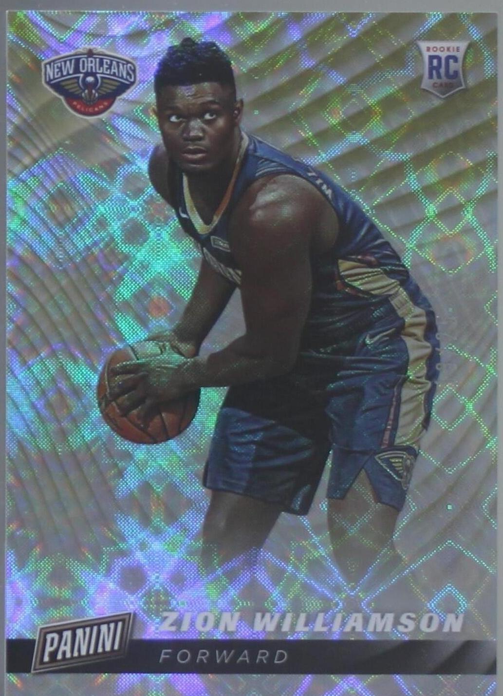 2019 Panini Cyber Monday - Rookies Zion Williamson #RC1 Galactic ...