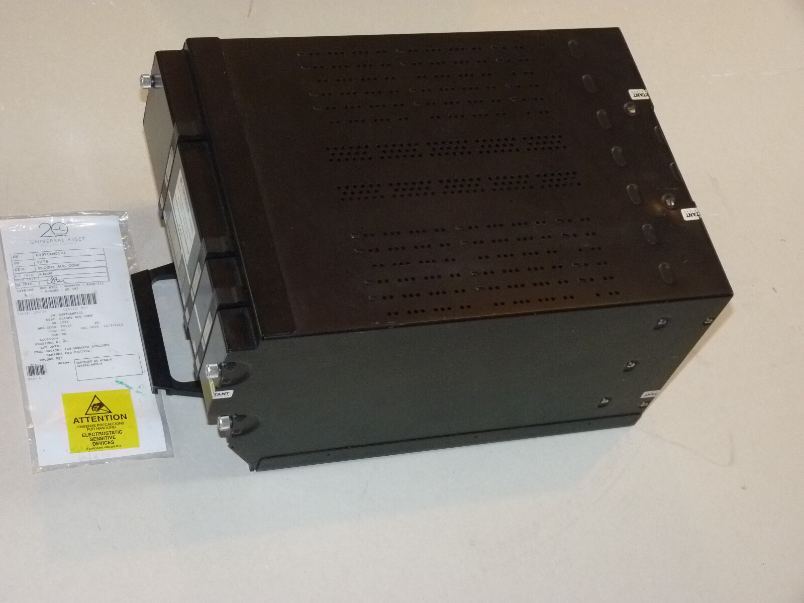 A320 FAC F.A.C. FLIGHT AUGMENTATION COMPUTER SFENA B397CAM01 VERIFIED ...