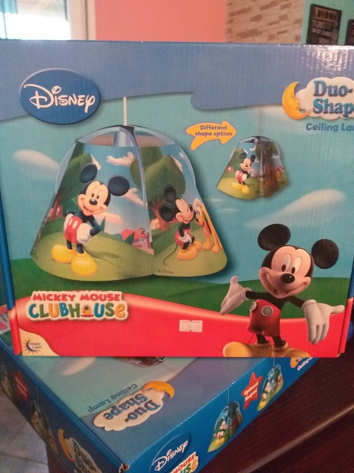 Kids room ceiling lamp barbie and mickey | eBay