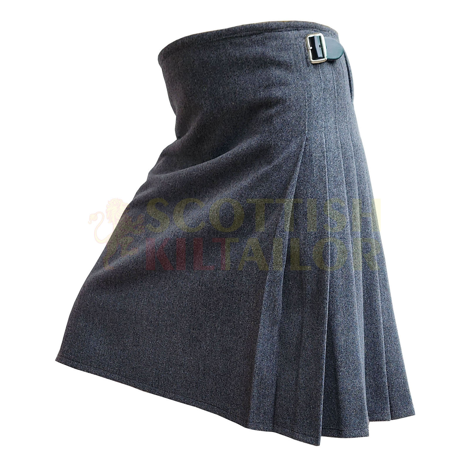 Scottish Handmade Traditional 100% Grey Wool kilt Custom Size kilts For ...