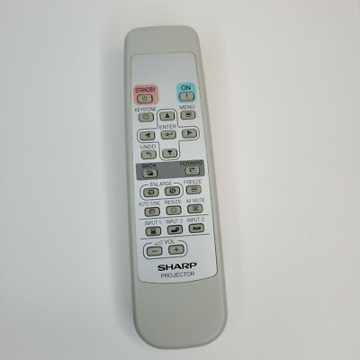 SHARP RRMCGA187WJSA PROJECTOR REMOTE CONTROL PGA20X, PGB10S | eBay